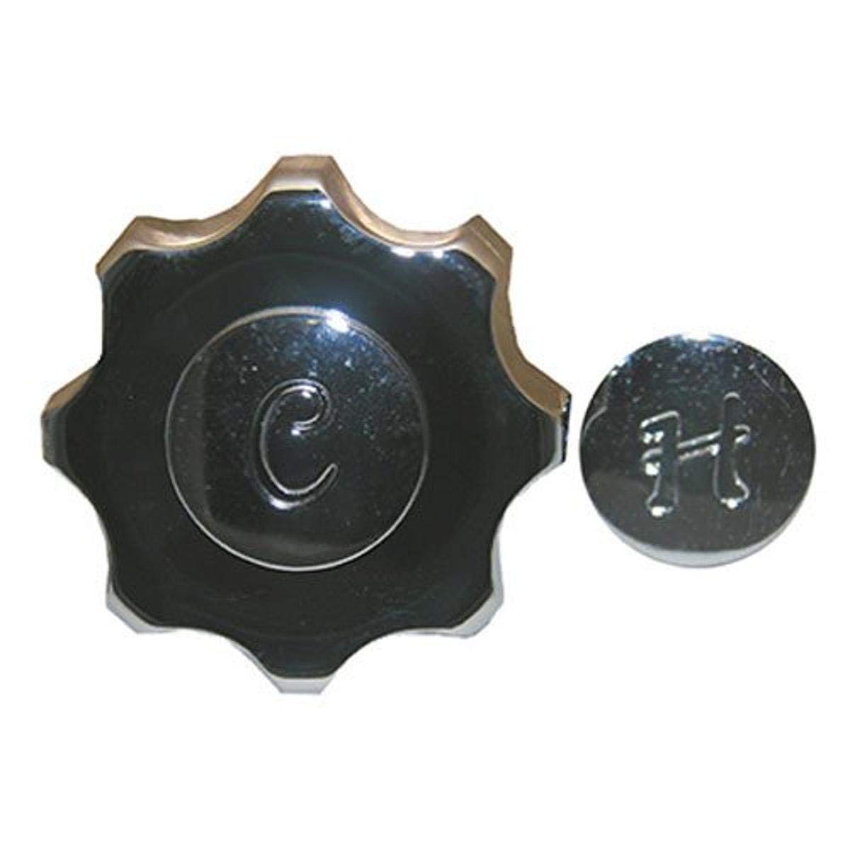 LASCO HC-48MB Metal Crown Imperial Handle with Hot and Cold Buttons for Price Pfister Brand