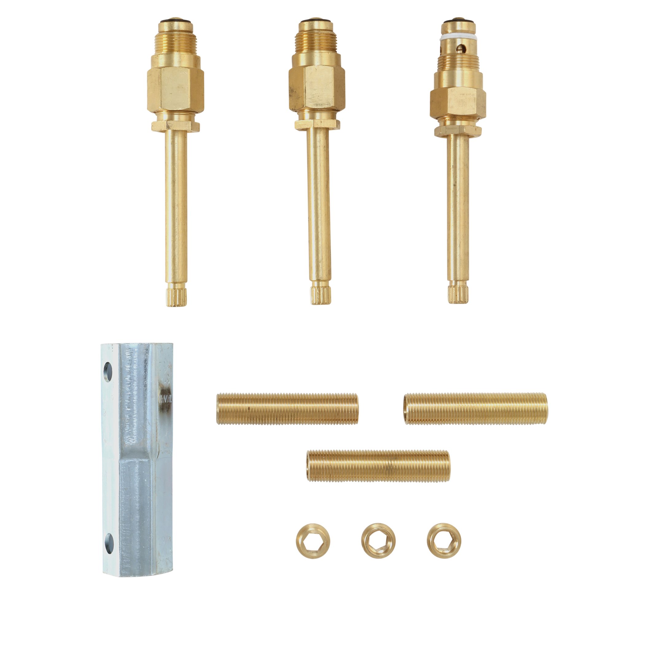 DANCO Bathtub and Shower 3-Handle Remodel/Rebuild Trim Kit for Central Brass Faucets | Knob Handle | 10L-11H, 10L-11C, 10L-13D | Chrome (39616)