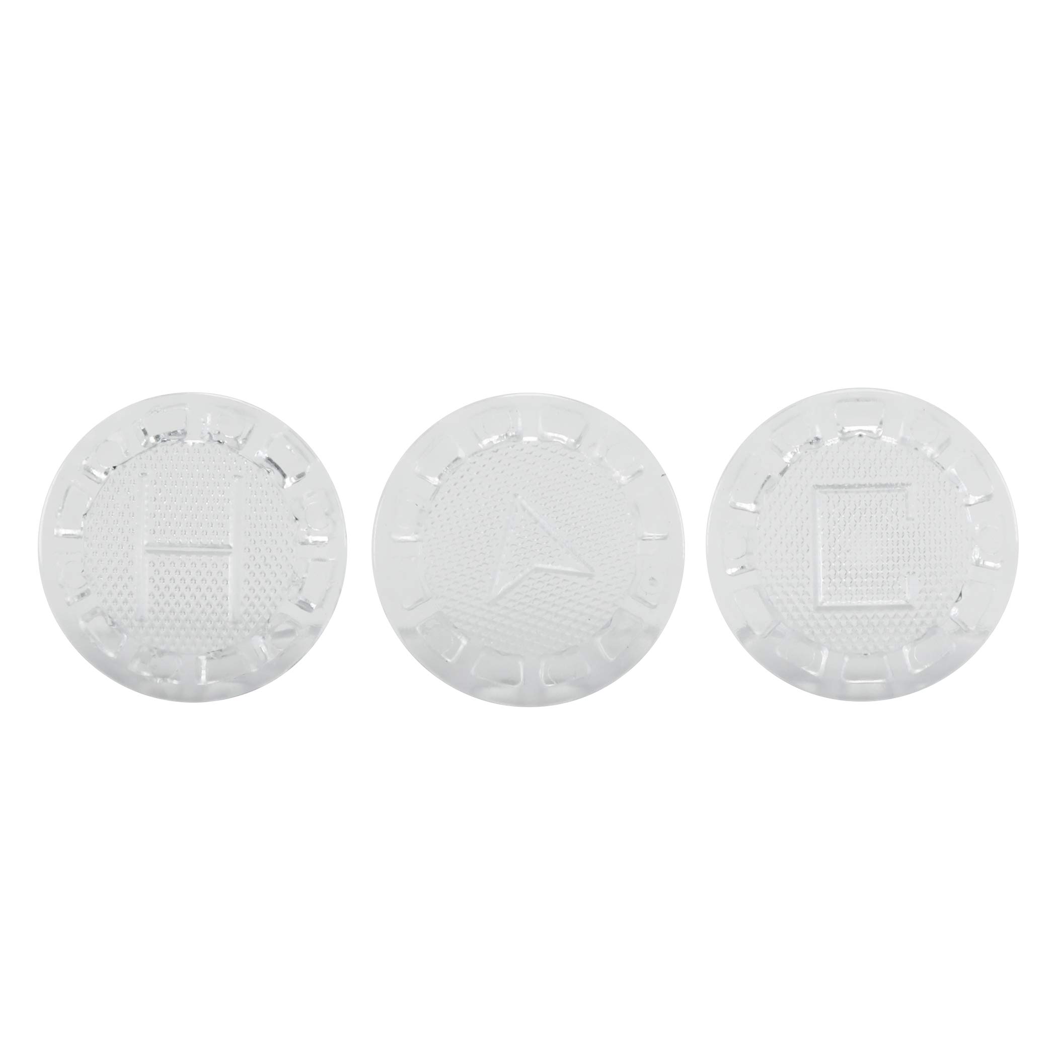 Danco 80677 , Inc. Index Button for Price Pfister Faucets, 3 Count (Pack of 1) Clear
