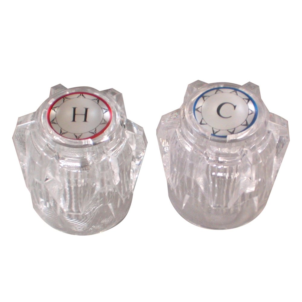 Danco 88810 Replacement Faucet Handles for Moen, Clear Acrylic