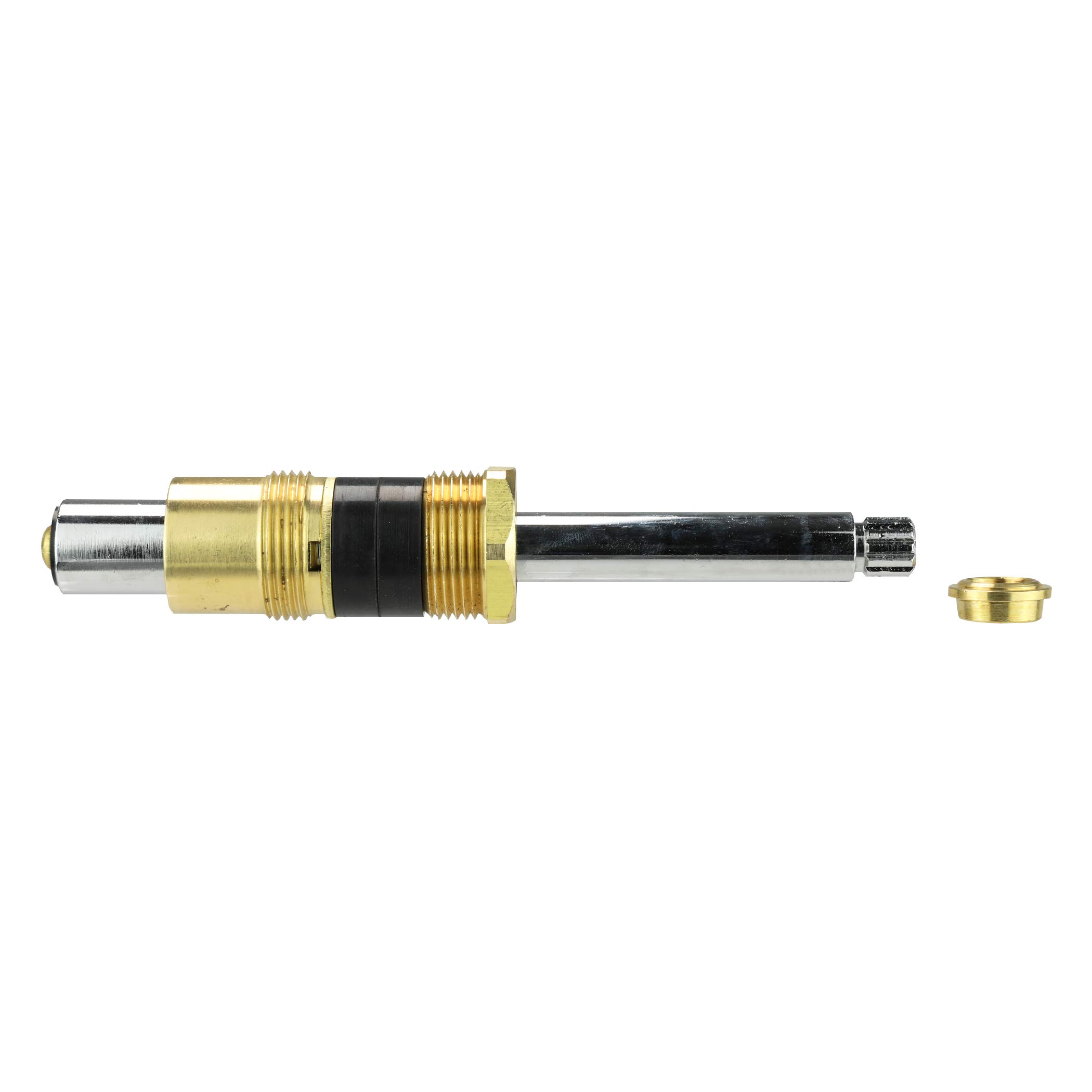 Danco 15396B 11I-9H/C Hot Cold Stem for Repcal/Crane Tub/Shower Faucets with Bonnet & Locknut, Brass