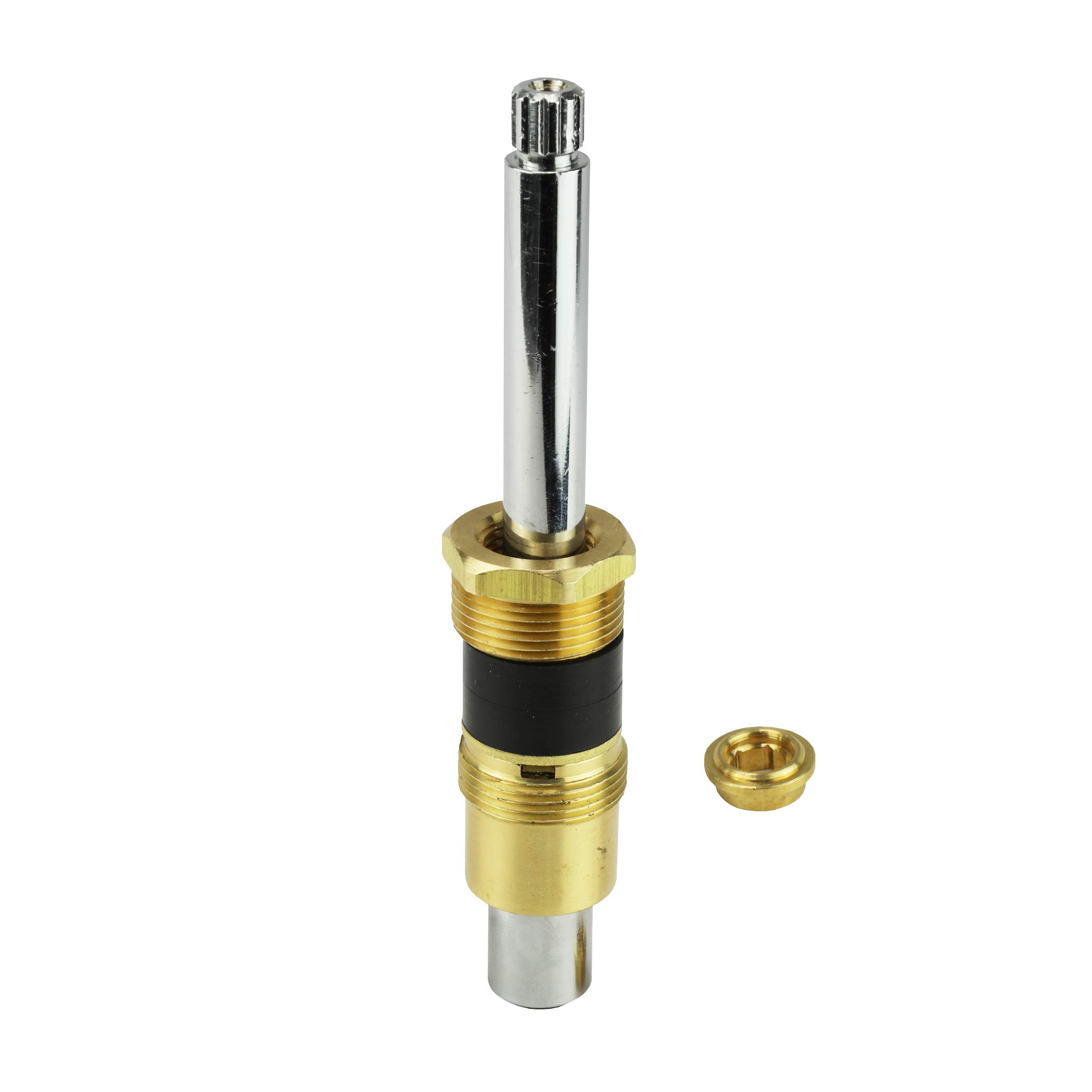 Danco 15396B 11I-9H/C Hot Cold Stem for Repcal/Crane Tub/Shower Faucets with Bonnet & Locknut, Brass