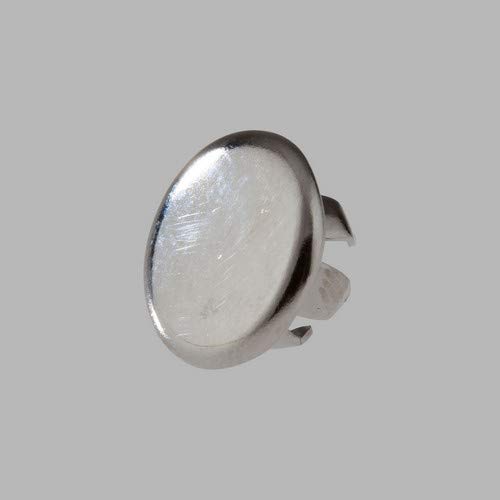 Delta Faucet RP6068 Plug Button Two Handle Bathroom Escutcheon, Chrome