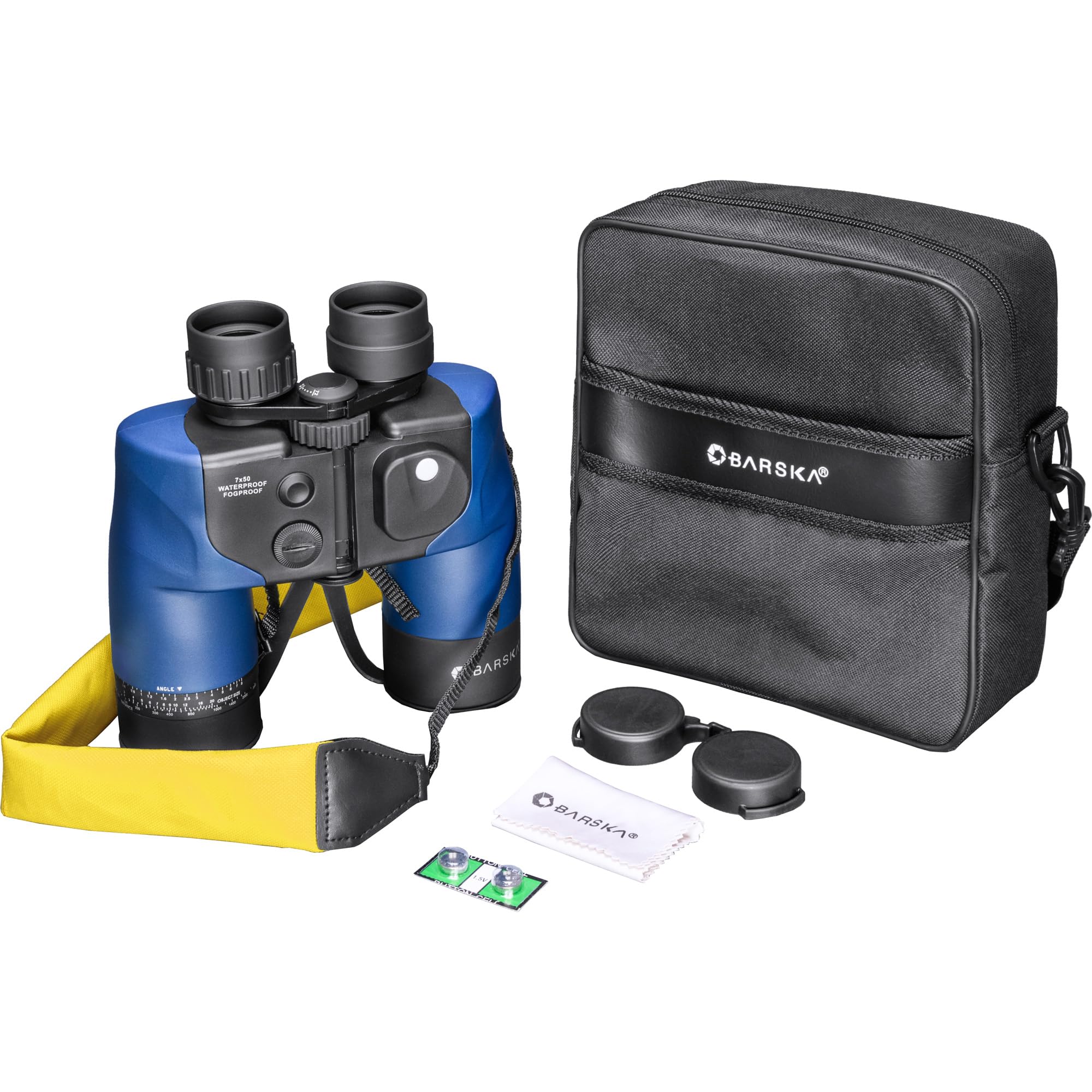 BARSKA 7x50 Deep Sea Waterproof Binocular w/ Internal Rangefinder & Compass