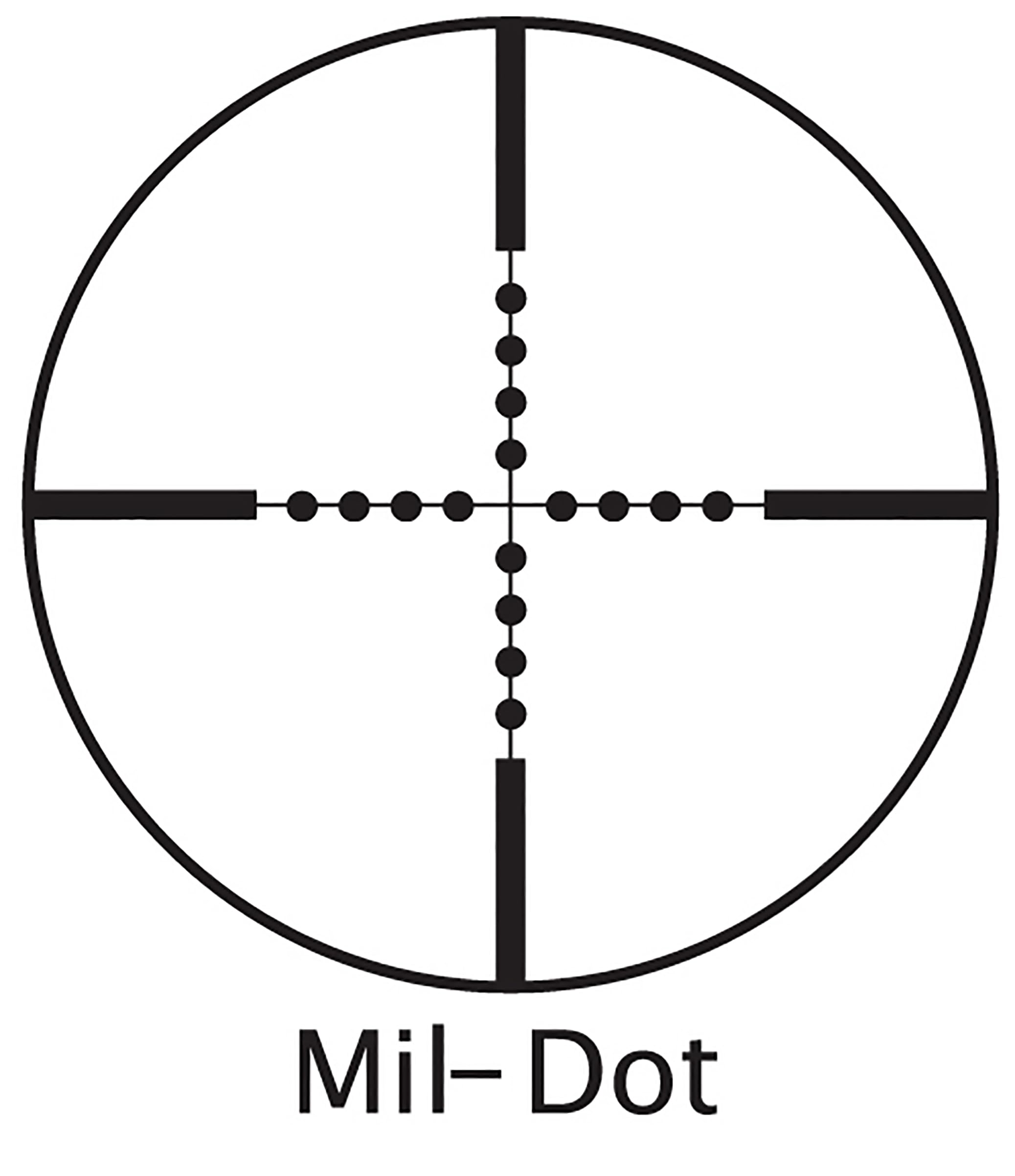 BARSKA Mil-Dot Airgun (Black Matte, 4x32 AO)