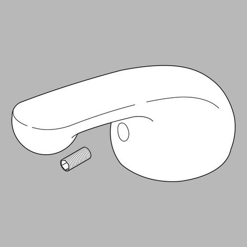 Delta Faucet RP21469WH Waterfall Single Lever Handle Kit with Set Screw, White