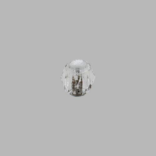 Delta Faucet H61 Knob Handles for 2-Handle Roman Tub Faucets, Clear (sold in pairs)