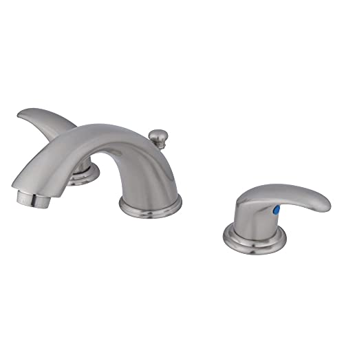 Kingston Brass KB6968LL Legacy 8-Inch to 16-Inch Widespread Lavatory Faucet with Pop Up, Brushed Nickel