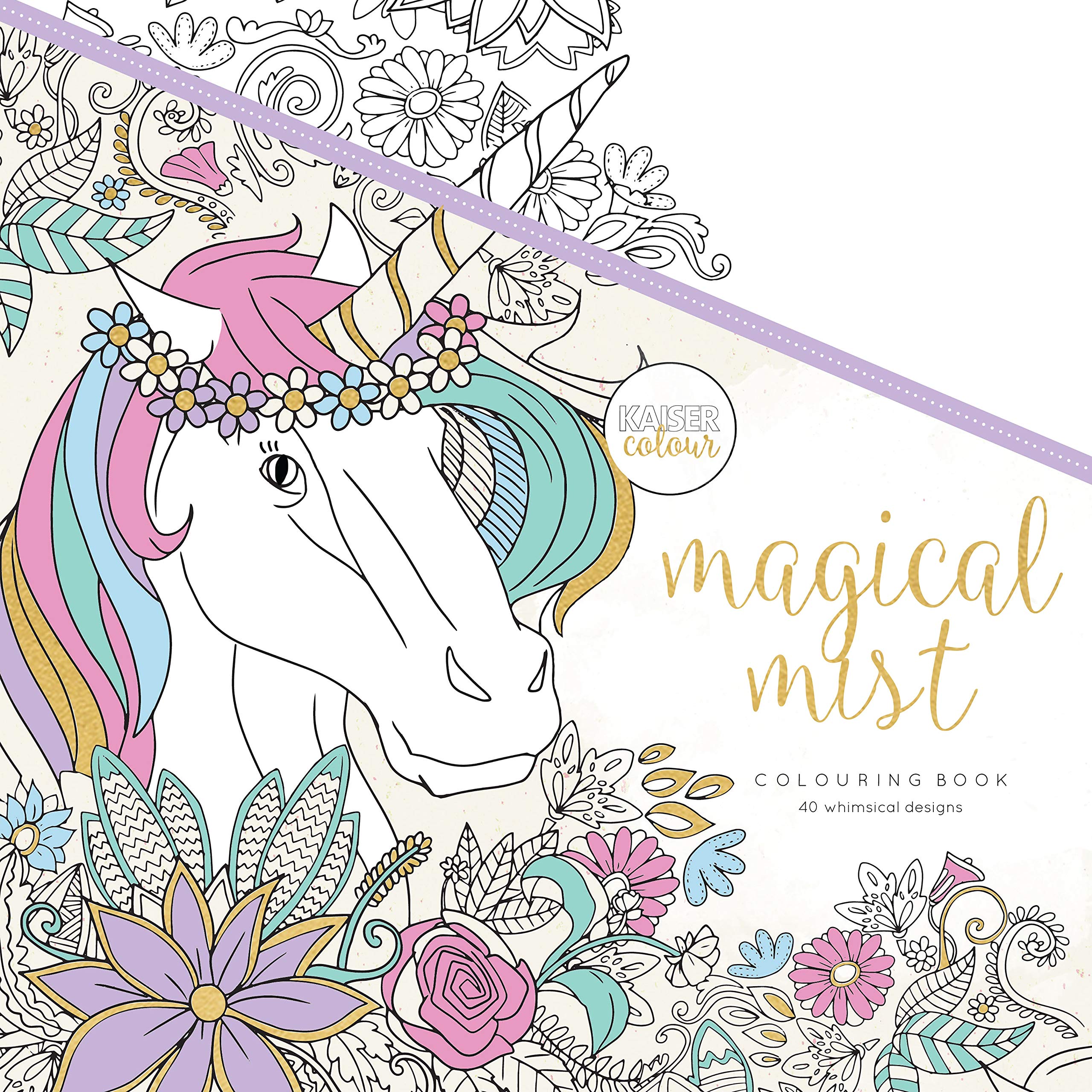 Kaisercraft KaiserColour Perfect Bound Coloring Book 9.75"X9.75", Count Your Blessings