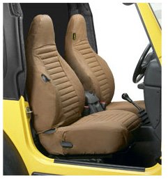Bestop 2922637 Spice Seat Covers for Front High-Back Seats - Jeep 1997-2002 Wrangler; Sold as Pair; Fit Factory Seats