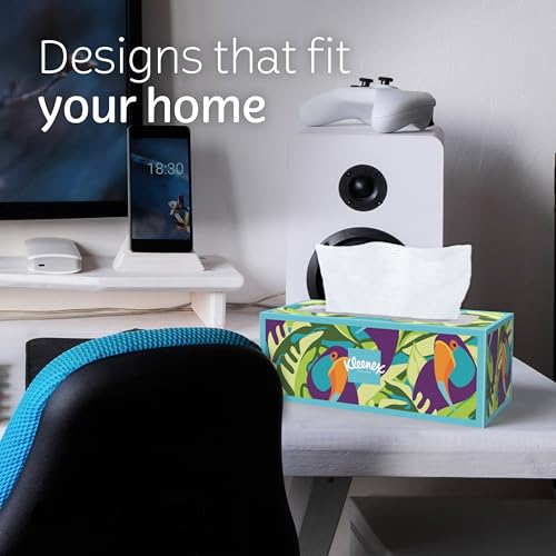 Kleenex Ultra Soft Facial, 3 Flat Boxes, 120 per Box, 3-Ply (360 Total), Packaging May Vary