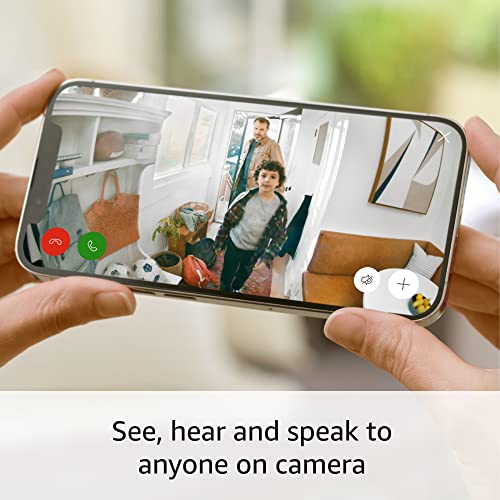 Ring Indoor Cam (newest model) β Home or business security in 1080p HD video, Starlight