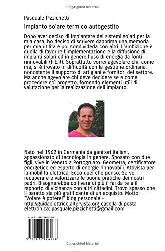 Acqua calda col sole: Impianto solare termico autogestito (Italian Edition)