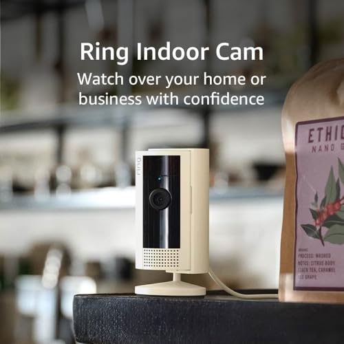 Ring Indoor Cam (newest model) β Home or business security in 1080p HD video, Starlight