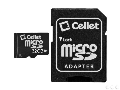 Cellet 32GB Canon PowerShot SD1400 IS Orange? Micro SDHC Card is Custom Formatted for digital high speed, lossless recording! Includes Standard SD Adapter.