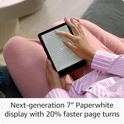 All-new Amazon Kindle Paperwhite Signature Edition (32 GB) β Our fastest Kindle with an auto-adjusting front light, wireless charging, and weeks of battery life β Metallic Black + 3 Months Free Kindle Unlimited (with auto-renewal)