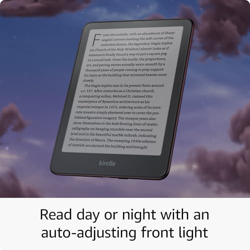 All-new Amazon Kindle Paperwhite Signature Edition (32 GB) β Our fastest Kindle with an auto-adjusting front light, wireless charging, and weeks of battery life β Metallic Black + 3 Months Free Kindle Unlimited (with auto-renewal)