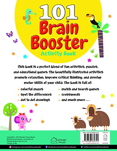 101 Brain Booster Activity Book : Fun Activity Book For Children (101 Fun Activities)
