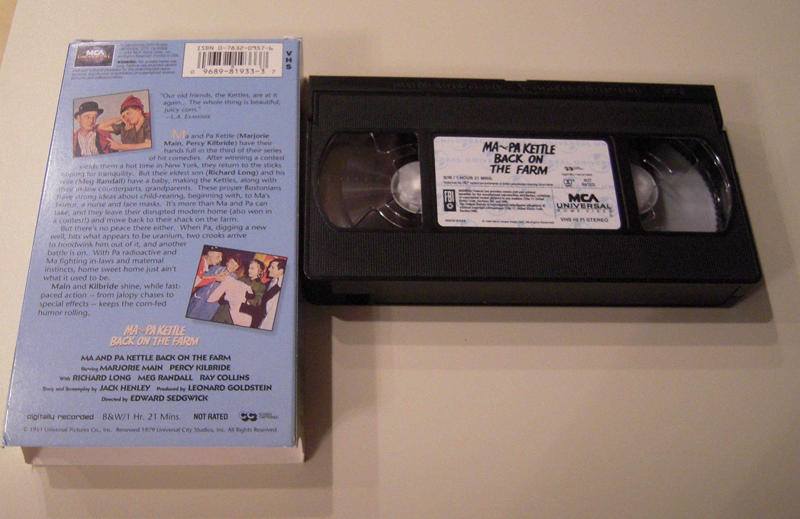 The Further Adventures of "Ma & Pa Kettle" [VHS]