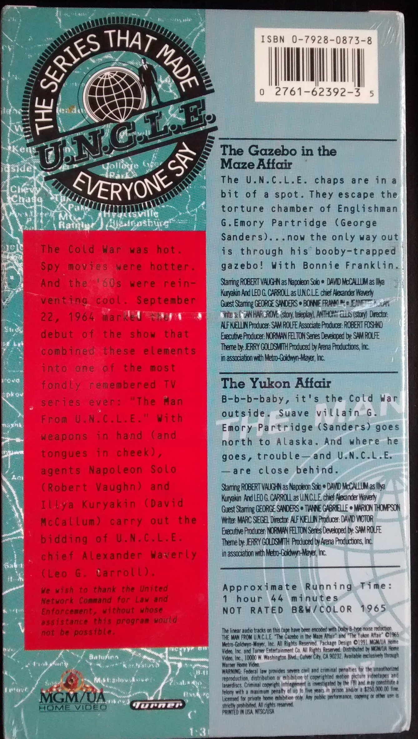 Man From U.N.C.L.E. - Vol. 2, The Gazebo in the Maze Affair/The Yukon Affair [VHS]