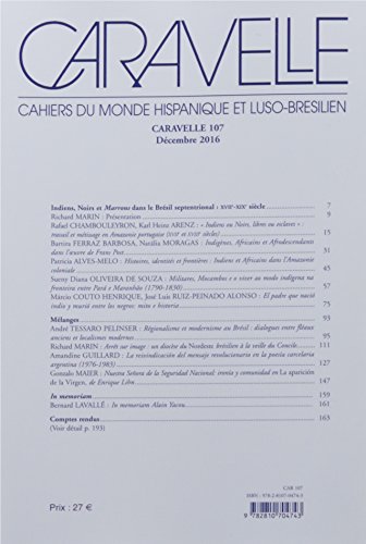 Indiens, noirs et marrons au brésil : XVIie-XIXe siècle: (REVUE CARAVELLE N° 107)