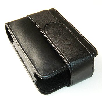 BDX0301 New premium quality leather black camera case for sony DSC—WX1