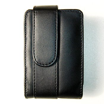 BDX0301 New premium quality leather black camera case for sony DSC—WX1