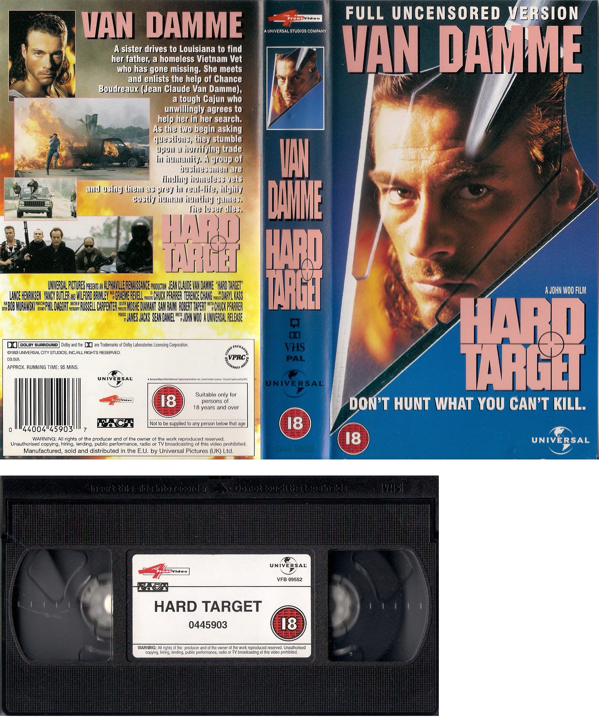 Hard Target [VHS]