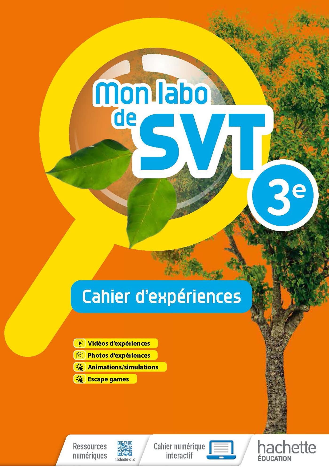 Mon labo de SVT 3e - Cahier d'expĂŠriences - Ed. 2022