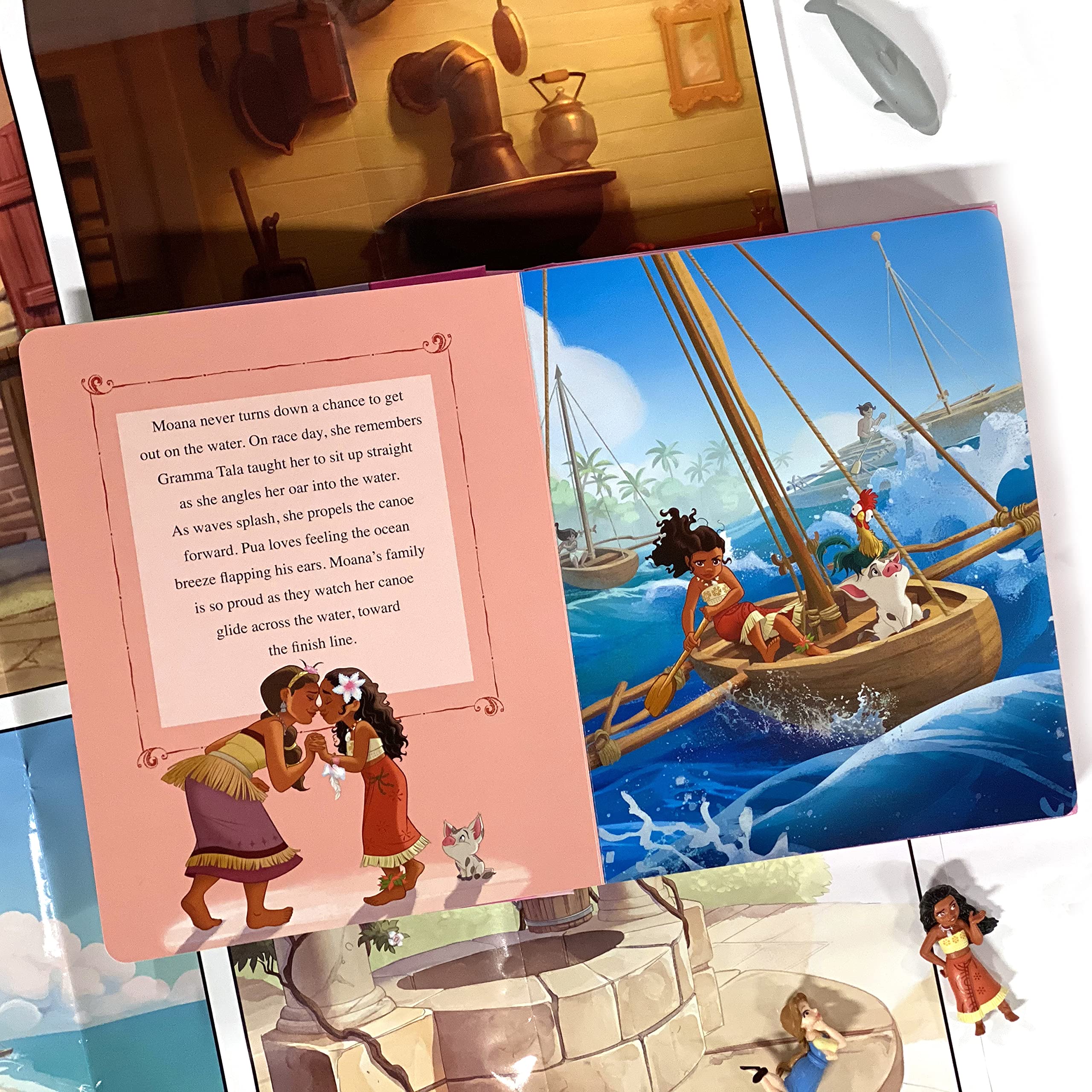 Disney Princess Beginnings My Busy Books - Storybook, 10 figurines, playmat