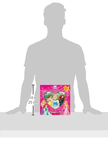 Disney Princess My First Puzzle Book - Jigsaw Puzzles for kids, 10-page board book, 5 puzzles to enjoy