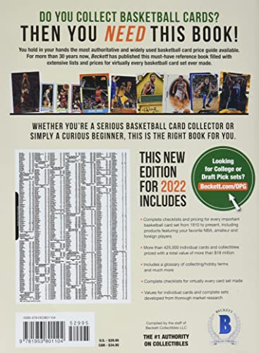 Beckett Basketball Card Price Guide 2022 (Beckett Basketball Card Price Guide, 29)