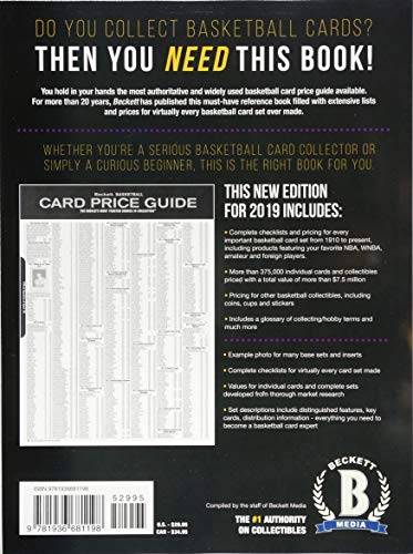 Beckett Basketball Card Price Guide 2019
