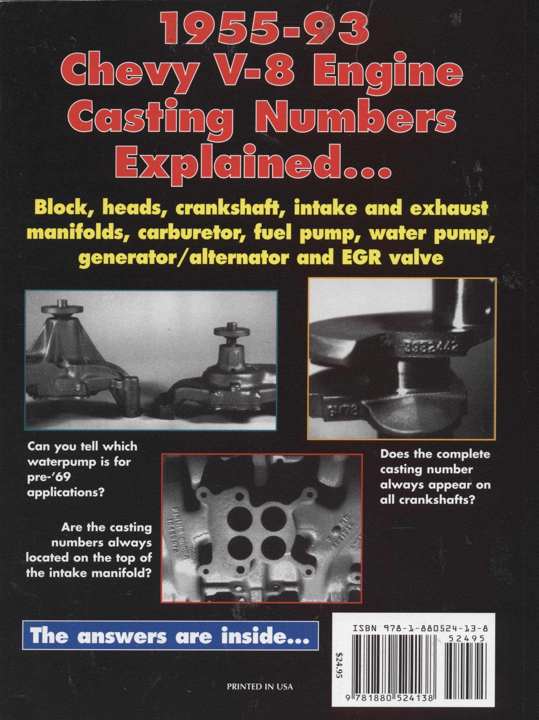 Catalog of Chevy V-8 Engine Casting Numbers 1955-1993 (Matching Numbers Series)