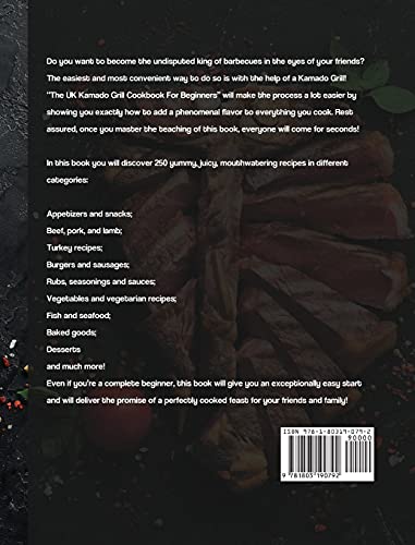 The UK Kamado Grill Cookbook For Beginners: 250 Delicious Barbecue Recipes for the Whole Family