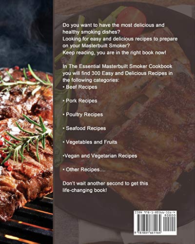 The Essential Masterbuilt Smoker Cookbook: Discover Delicious and Healthy Recipes to Live a Lighter Life