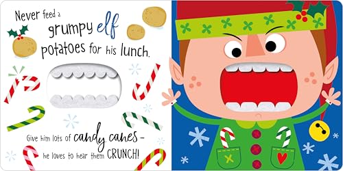 Never Feed a Grumpy Reindeer (Felt Teeth)