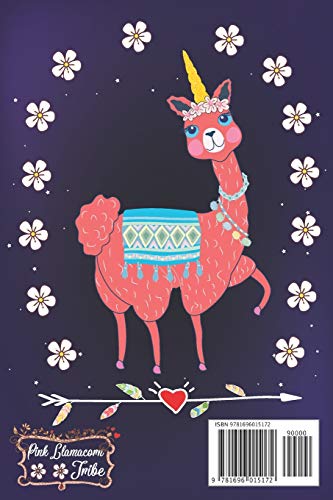 Llama Journal I am 8 and Llamazing: Pink Llama Journal for 8 Year Old Girls | Cute Llamacorn Happy 8th Birthday Notebook for Daughter