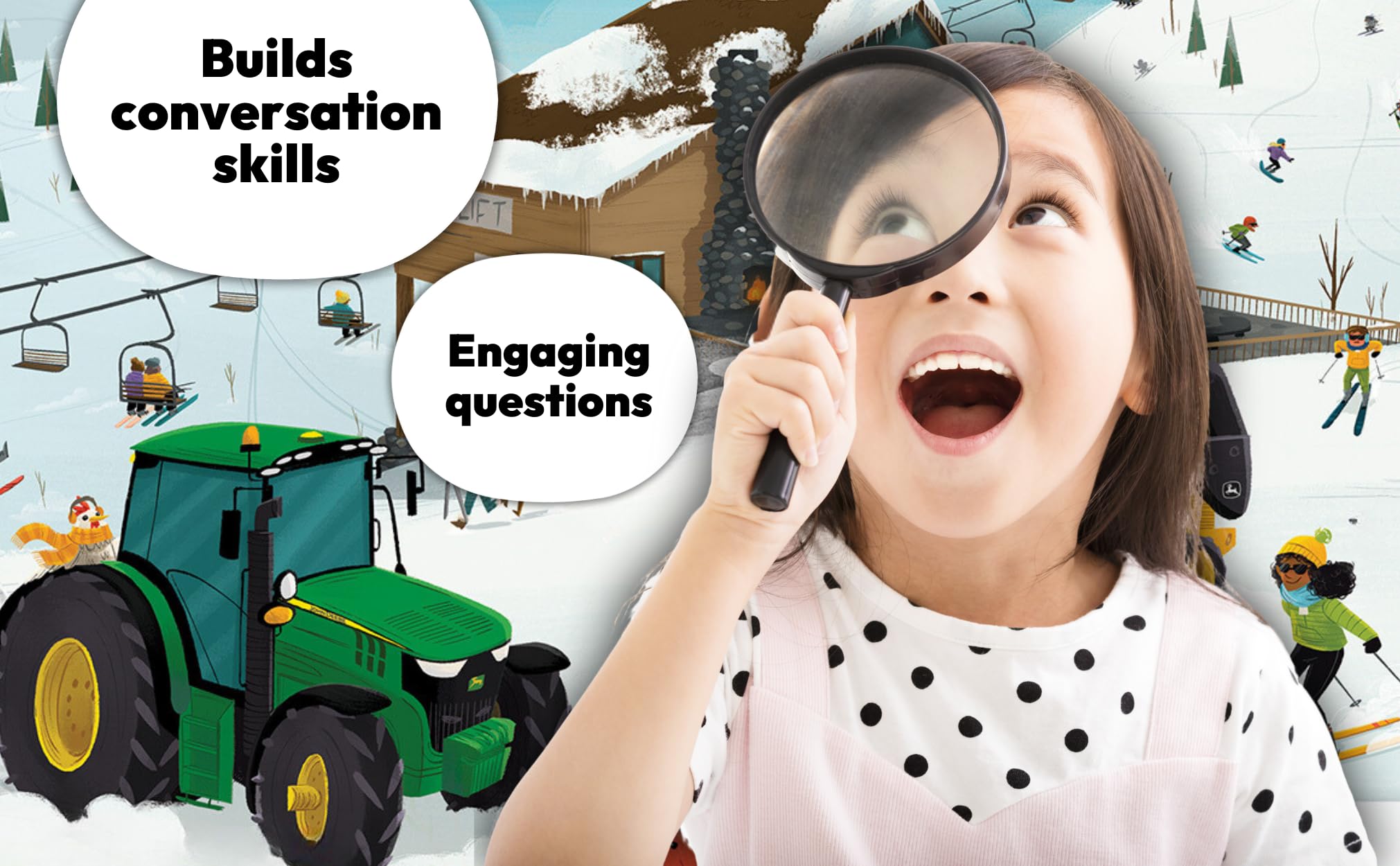 John Deere Kids Farm & Find - I Spy With My Little Eye Kids Search, Find, and Seek Activity Book, Ages 4-8