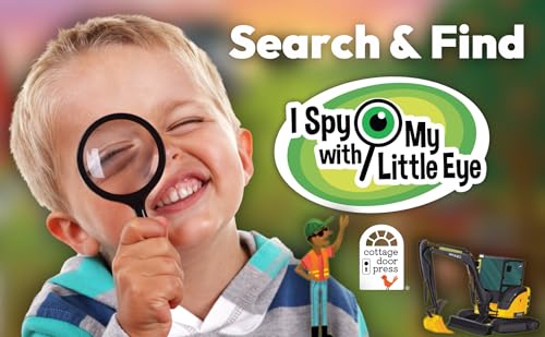 John Deere Kids Farm & Find - I Spy With My Little Eye Kids Search, Find, and Seek Activity Book, Ages 4-8