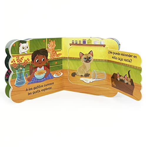 Babies Love Gatitos / Kittens Spanish Language: A Lift-a-Flap Board Book for Babies and Toddlers (en español) (Spanish Edition)