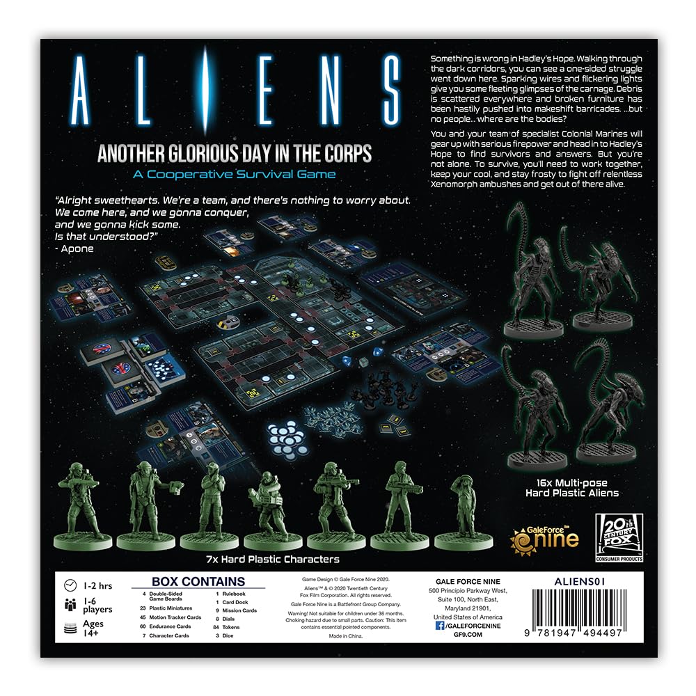 Gale Force Nine - Aliens - Another Glorious Day in The Corps