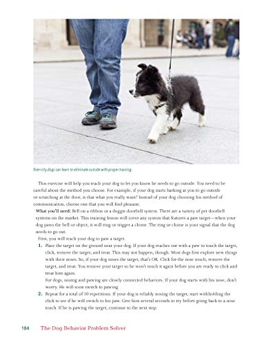 The Dog Behavior Problem Solver: Step-by-Step Positive Training Techniques to Correct More than 20 Problem Behaviors (CompanionHouse Books) Fix Barking, Separation Anxiety, Chewing, Begging, and More