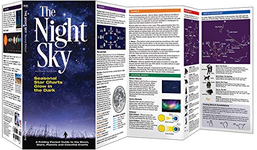 The Night Sky: A Folding Pocket Guide to the Moon, Stars, Planets and Celestial Events (Nature Observation North America)