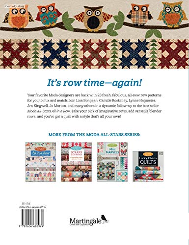 Moda All-Stars - All in a Row Again: 23 Row-by-Row Quilt Designs