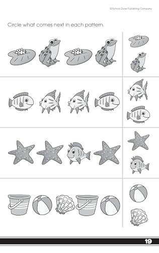 School Zone Get Ready for Kindergarten Workbook: 48 Pages, Pre-K, Preschool, Kindergarten, Letters, Numbers, Shapes, Colors, Matching, Ages 3 to 6 (Little Get Ready! Book Series)