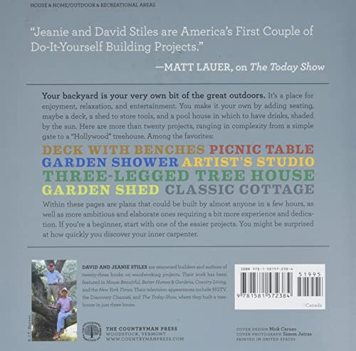 Backyard Building: Treehouses, Sheds, Arbors, Gates, and Other Garden Projects (Countryman Know How)