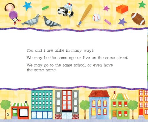 I'm Like You, You're Like Me: A Book About Understanding and Appreciating Each Other