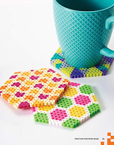 Pixel Craft with Perler Beads: More Than 50 Patterns: Patterns for Hama, Perler, Pyssla, Nabbi, and Melty Beads (Design Originals) Retro 8-Bit Wearables, Jewelry, & Home Decor, Step-by-Step