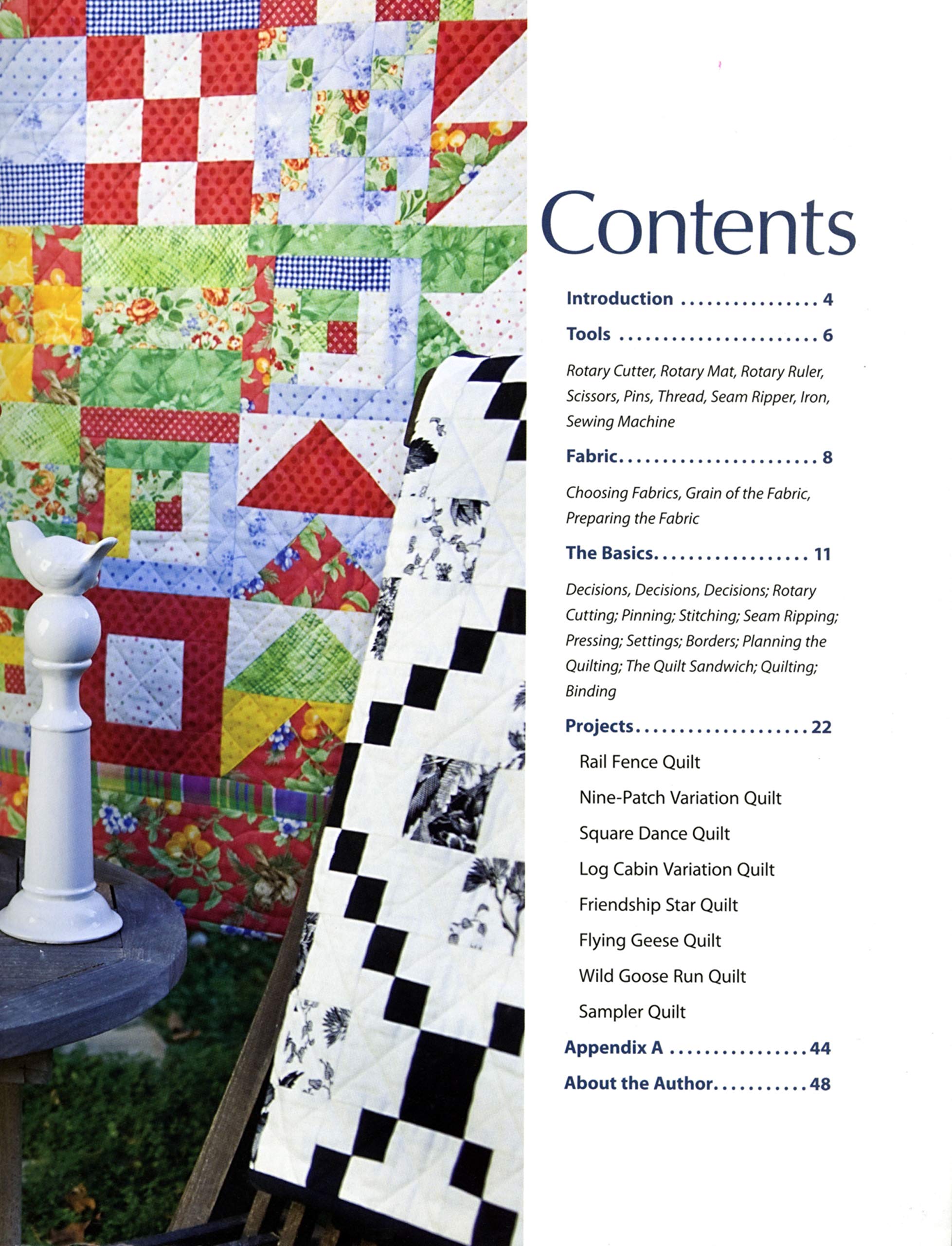 Start Quilting with Alex Anderson: Everything First-Time Quilters Need to Succeed; 8 Quick Projects--Most in 4 Sizes
